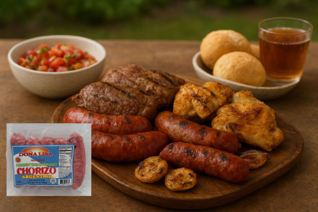 Asado Latino con Chorizo Argentino Doña Lisa: tradición, sabor y unión ...